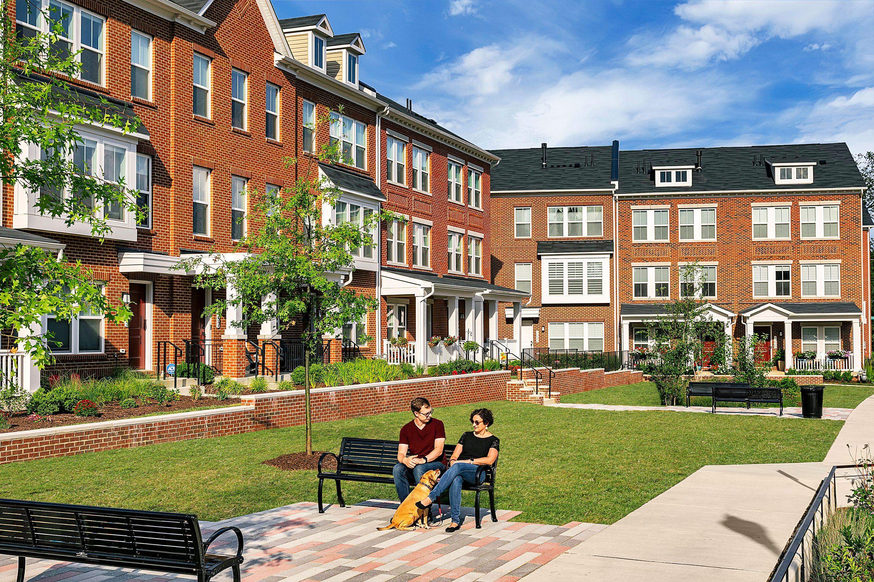 New Townhomes at Farmstead District in Rockville, MD