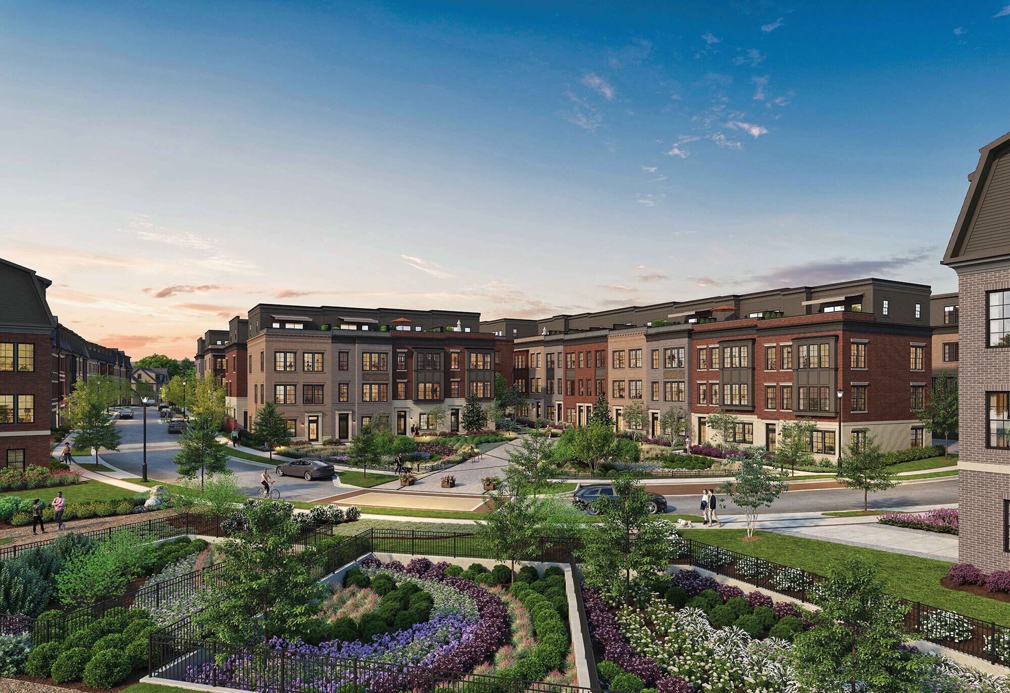 New EYA Townhomes in North Bethesda, MD
