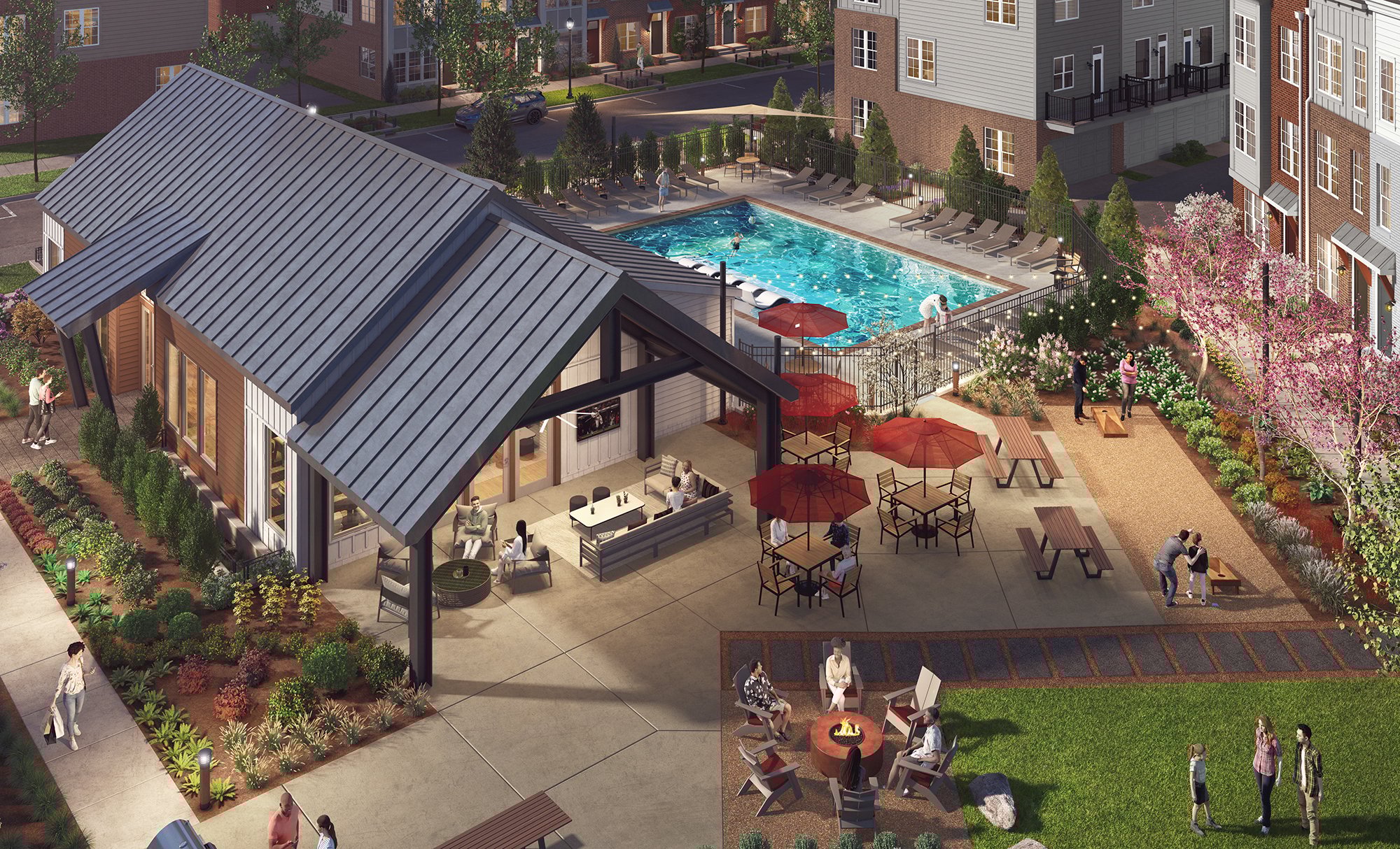 New EYA model homes now open at Farmstead District in Rockville, MD