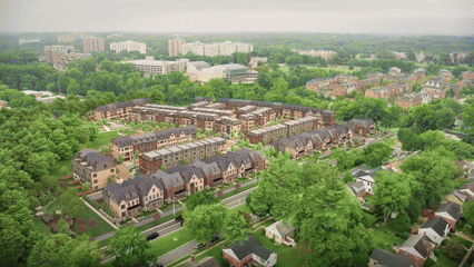 New EYA Townhomes in North Bethesda, MD